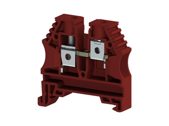 AVK 6 terminal block; red - Sakala Tööstusautomaatika OÜ